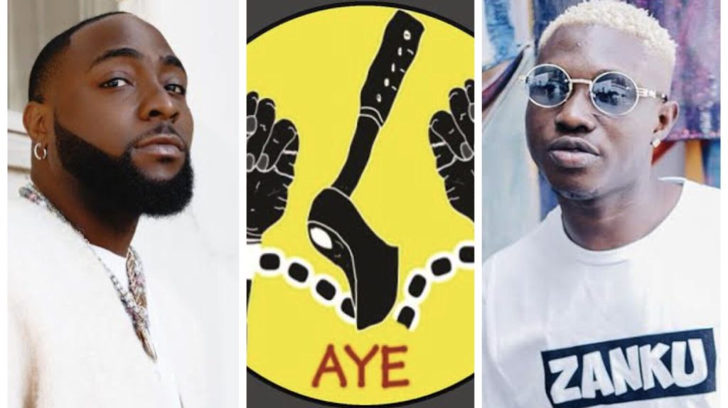 Davido, Zlatan celebrate Black Axe cultist group in viral post - Newstrends