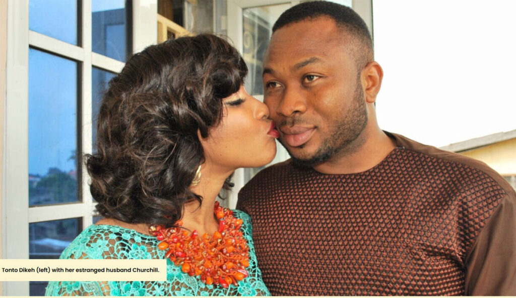 Tonto Dikeh Reconciles With Ex-Husband Churchill After 10-Year Feud ...